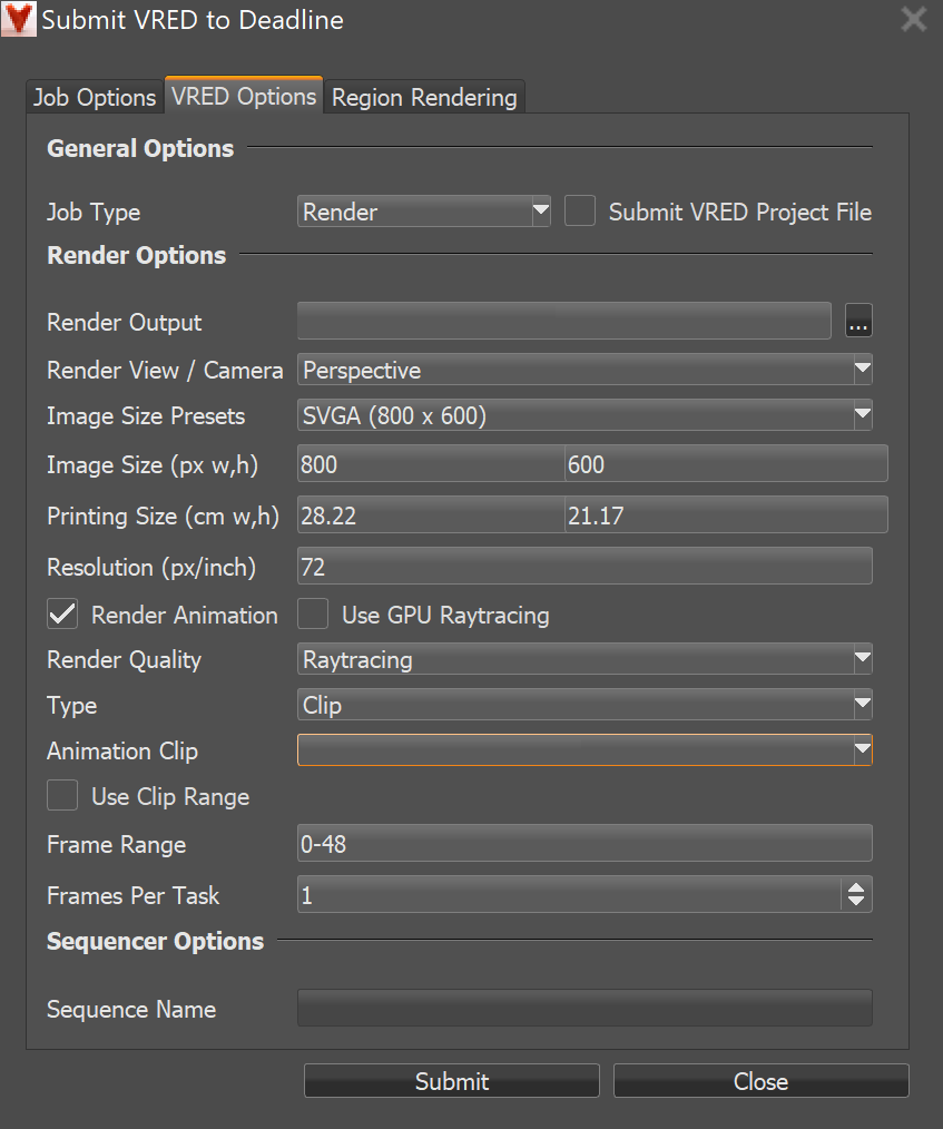 VRED — Deadline 10.4.2.2 documentation